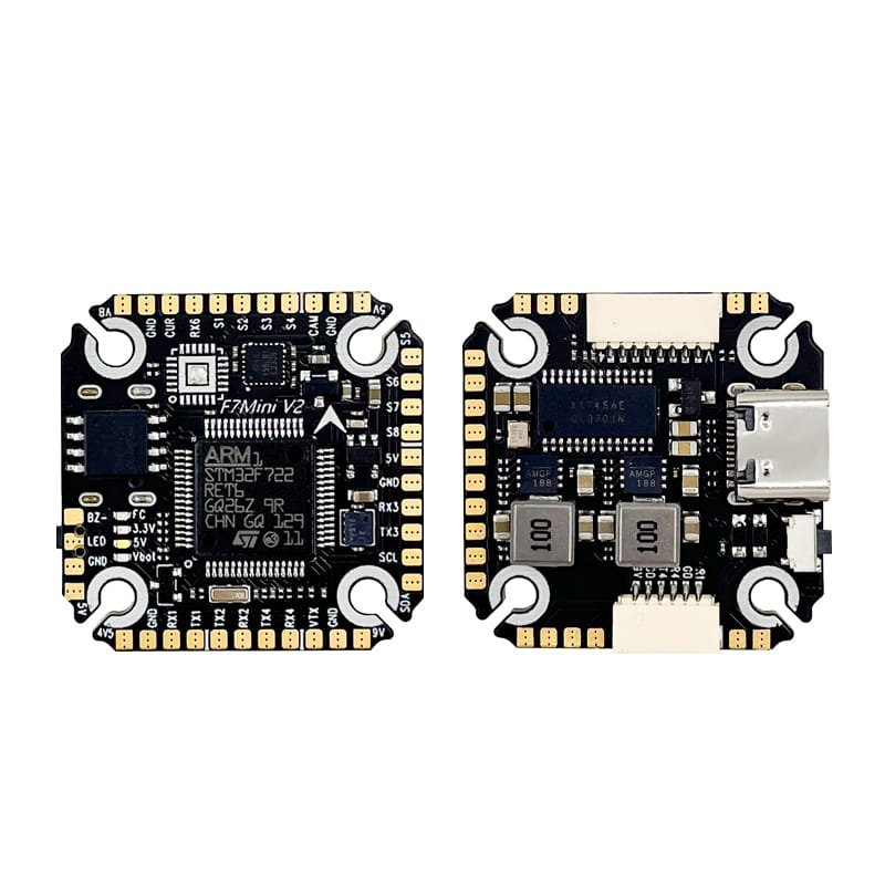 D-F722MINI V2 Flight Controller MPU6500/MPU6000 OSD Barometer 16M ...